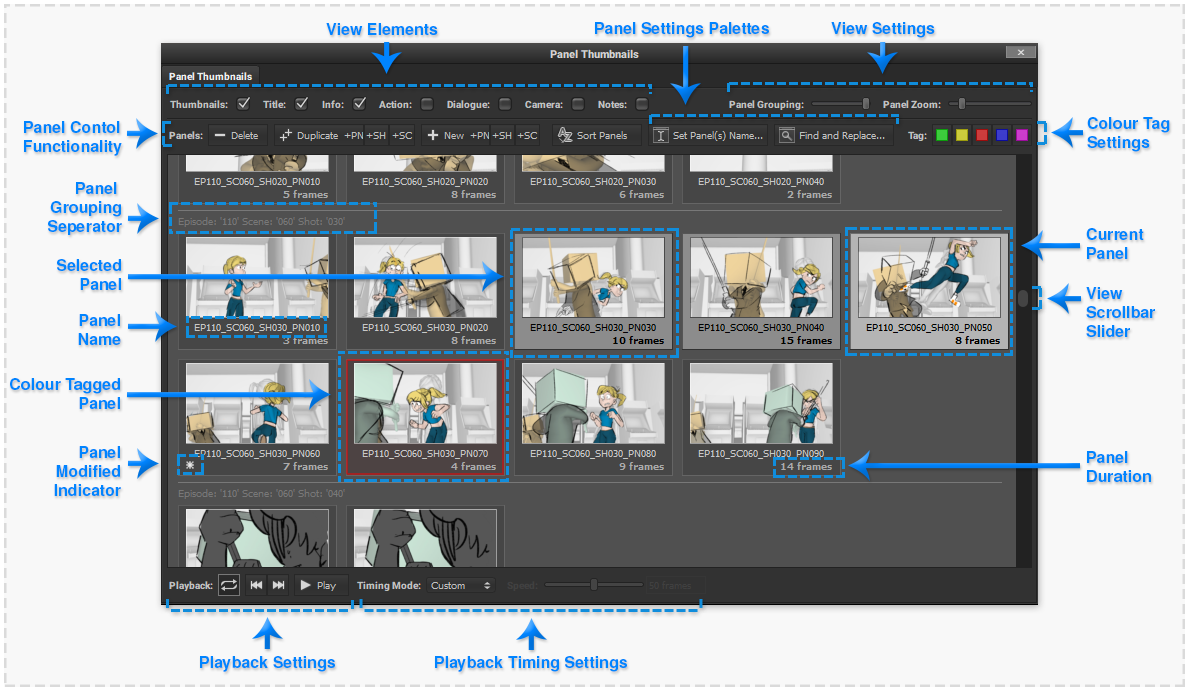 Panel Thumbnails - PanelForge 6 Documentation
